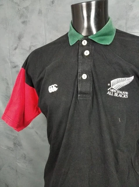 POLO VINTAGE ALL Blacks Made in New Zealand 90s Canterbury Official ...