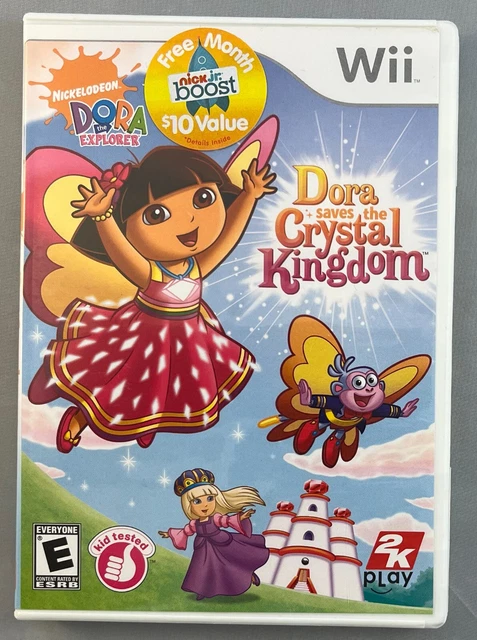 DORA THE EXPLORER Dora Saves The Crystal Kingdom Nintendo Wii Complete ...