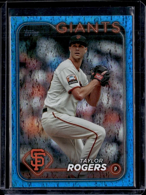 2024 TOPPS SERIES 1 #176 Taylor Rogers feuille bleue /999 San Francisco ...