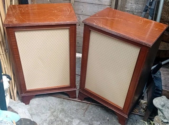 A PAIR OF Dynatron Ls275 Hi Fi Speakers With Vintage Goodmans Speakers ...
