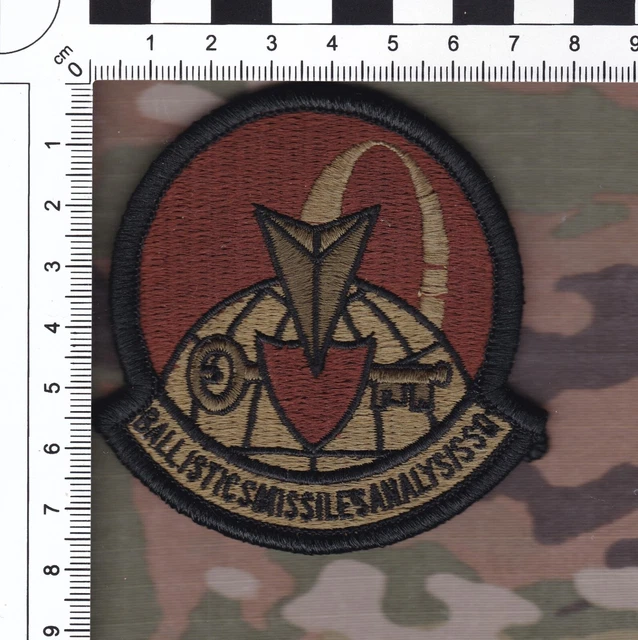 US AIR FORCE-BALLISTICS Missiles Analysis Squadron, OCP Patch with Hook Fastener EUR 5,03 ...