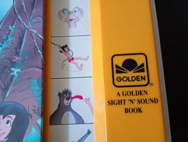 GOLDEN SIGHT N Sound Story Book Disney The Jungle Book. Good working ...