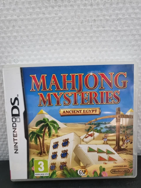 MAHJONG MYSTERIES ANCIENT Egypt Nintendo Ds Complet pal EUR 7,90 ...