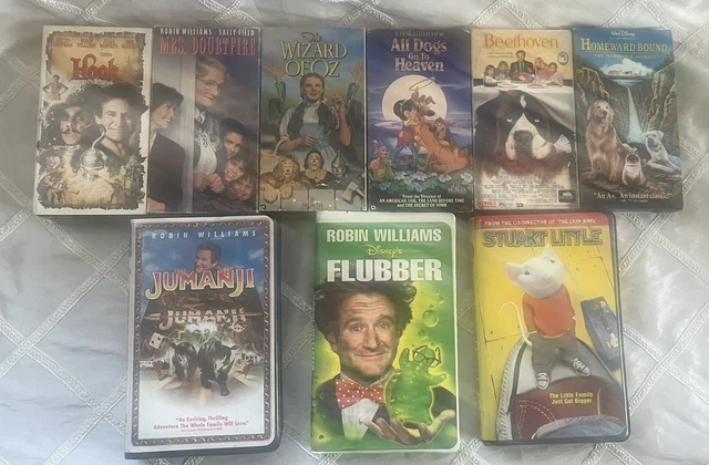 VHS VIDEO BULK Set Of 9 Classic Family & Childrens Movies Video Vintage ...
