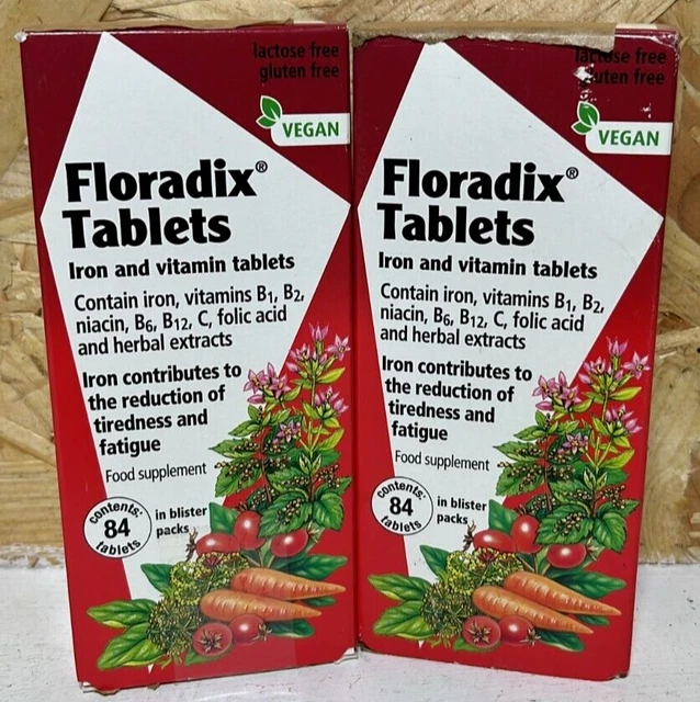 FLORODIX TABLETS WITH Iron and Vitamin Tablet 84 Tablets, Multipack of ...