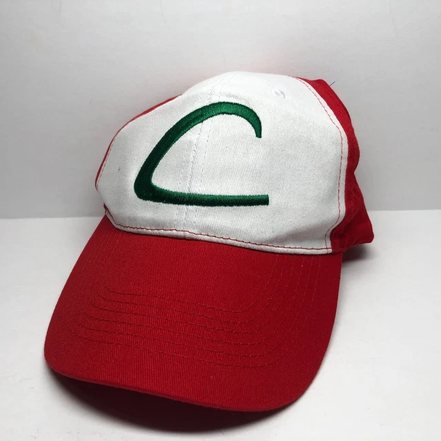 VINTAGE POKEMON TRAINER Catcher Ash Ketchum Logo Baseball Strapback Cap ...