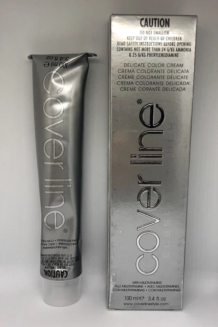 COVER LINE DELICATE Color Cream Haarfarbe, 100ml - verschiedene Farben ...