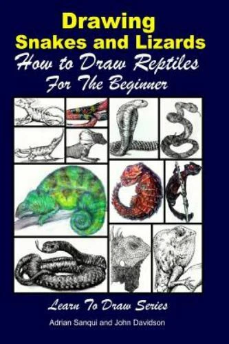DRAWING SNAKES AND Lizards - How to Draw Reptiles For the Beginner EUR ...