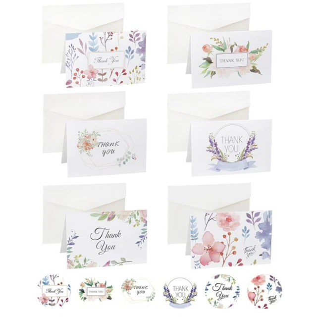 STICKERS FLOWER INVITATION Card Greeting Cards Thank You Cards Postcard ...