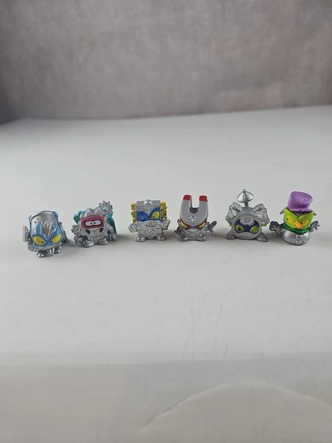 SUPERZINGS, SUPERTHINGS, SILVER Figures, Bundle, Moose Toys, Rare ...