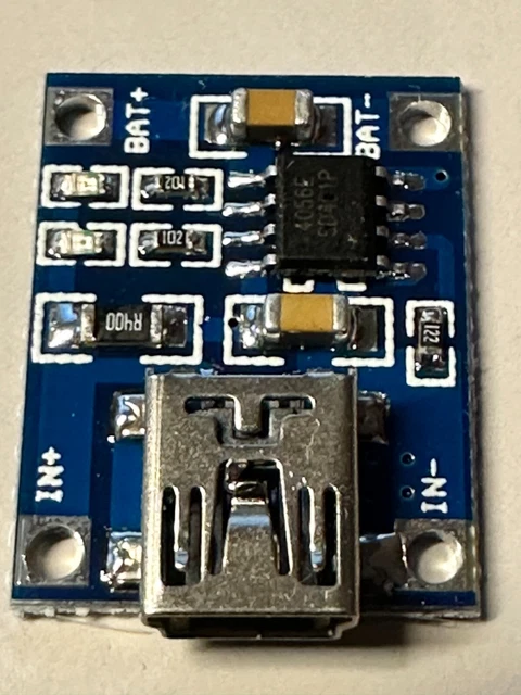 1 TP4056 1 A Bat Charging Board Module DIY Mini Port USB Couleur Bleu ...