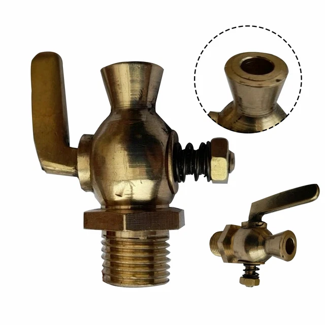 TRACTOR RADIATOR ENGINE Straight Block Drain Tap Brass 1/4 Bsp Water ...