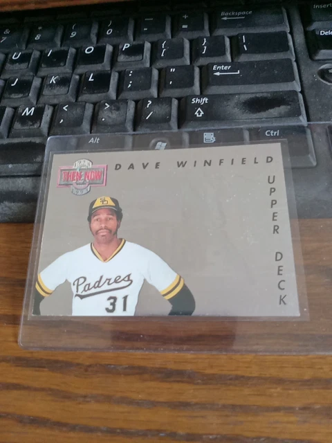 DAVE WINFIELD SP Then/Now SD Padres 1992 pont supérieur EUR 2,95 ...