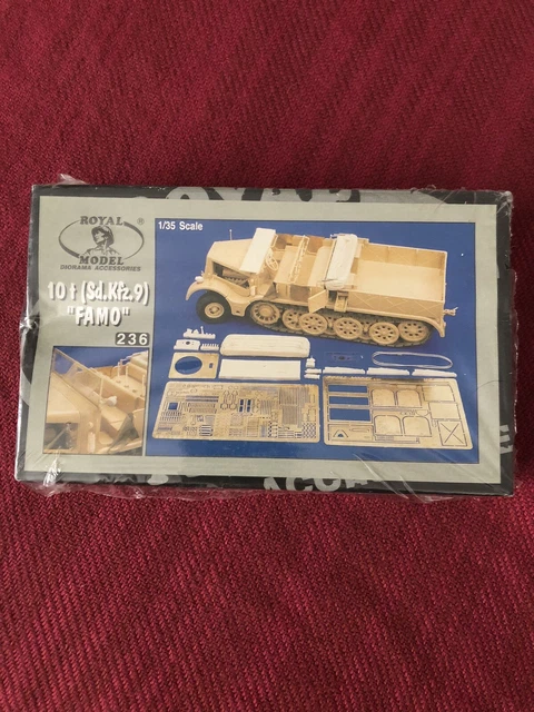 ROYAL MODEL 1/35 18 Ton Heavy Half-track Sd.Kfz.9 "FAMO" Update Set ...