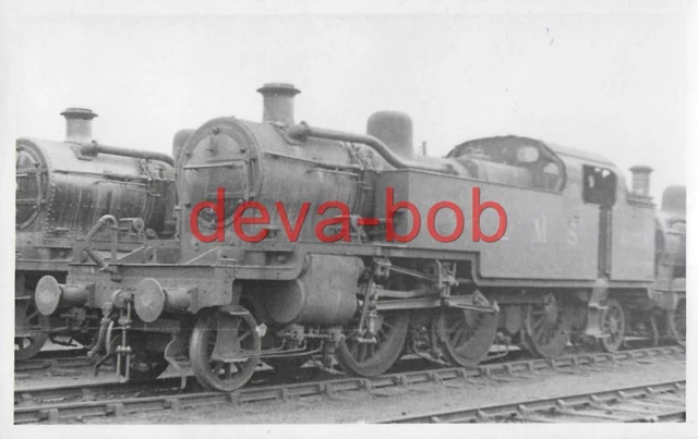 RAILWAY PHOTO LMS 3P 40034 Cricklewood Shed c1948 Fowler 2-6-2T Loco £1 ...