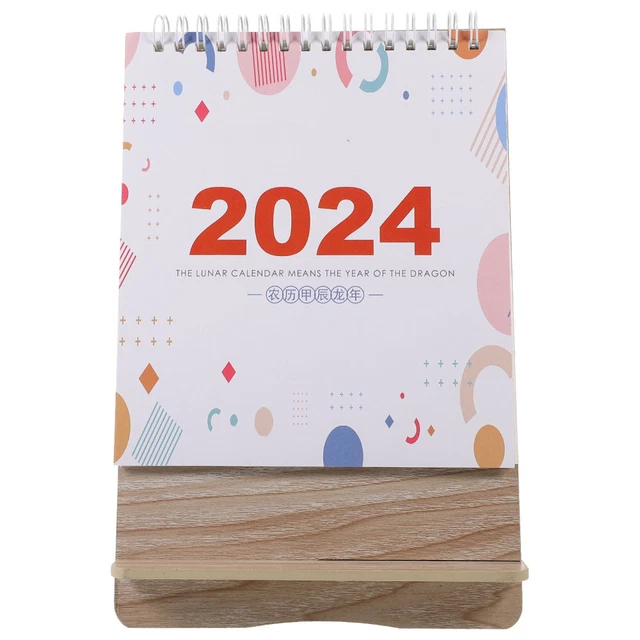 MINI CALENDRIER DE Bureau Calendriers L'avent Chevalet Table EUR 18,28 ...