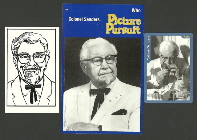 COLONEL SANDERS KENTUCKY Fried Chicken KFC Founder Fab Card Collection ...