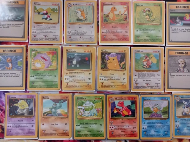 POKEMON CARDS Set Base unlimited eng Near Mint Rare Vintage A+ ...