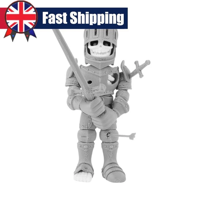 3D PRINTED SKELETON Knight Collectible Fidget Toy 3D Printed Toys Gift ...