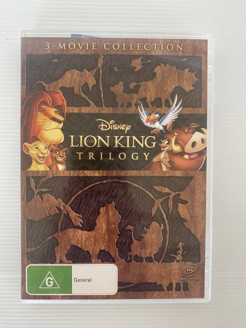 THE LION KING Trilogy 3-Movie Collection Disney DVD PAL $15.95 ...