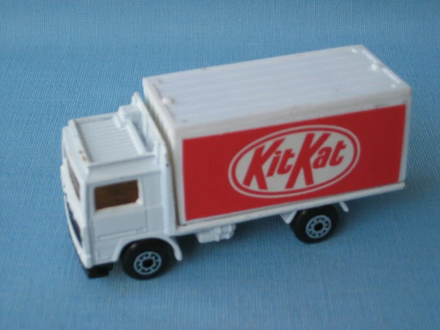 MATCHBOX VOLVO CONTAINER Truck Kit-Kat Chocolate Bar UK Promo White ...