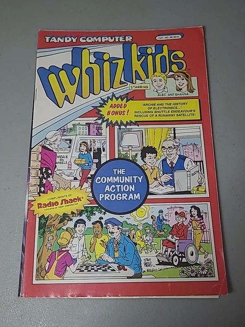 WHIZ KIDS COMIC Book 1992 Radio Shack Promo Tandy Computer CAT. NO. 68 ...