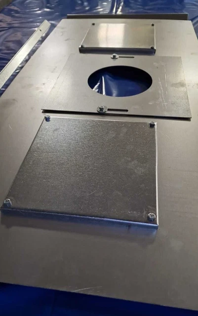 Square Stove Covers Steel Stove Register Plate For Chimney Closure - 2 ...