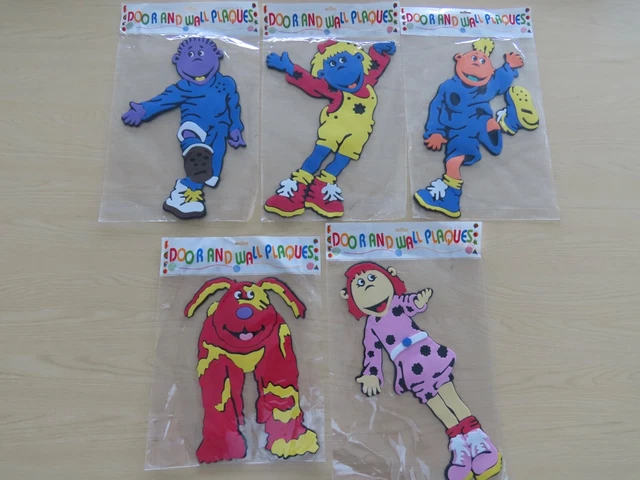 SET OF TWEENIES Foam Wall Plaques, Retro BBC Children's TV Memorabilia ...