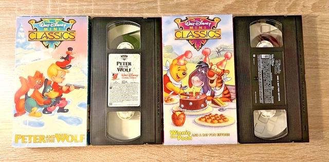 WALT DISNEY MINI Classics VHS Movie Lot Winnie the Pooh Eyesore Peter ...
