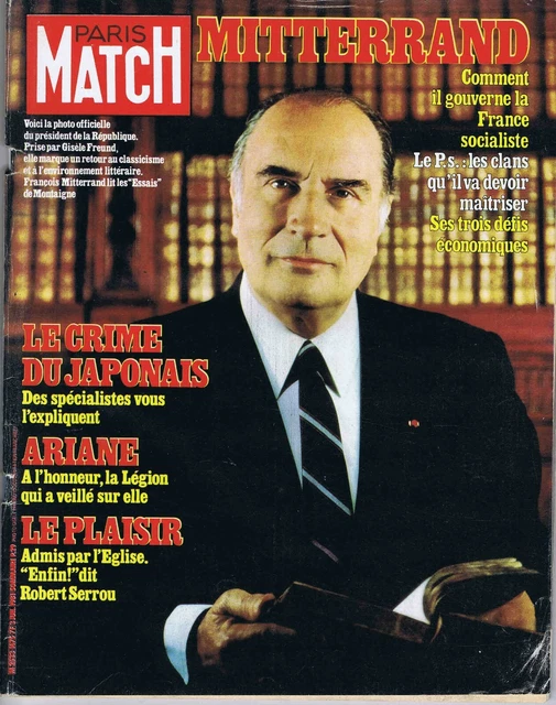 PARIS MATCH N°1675 du 03/07/1981 Mitterrand Essei Sagawa Iran Lio Ariane Guyane EUR 5,31 ...