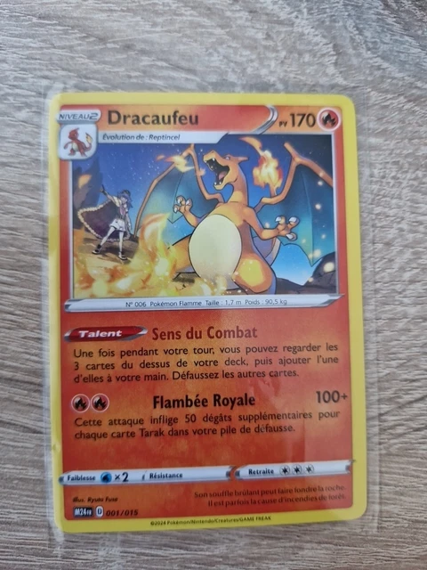 CARTE POKÉMON : Dracaufeu 001/015 Mc Donald's France 2024 EUR 10,00 - PicClick FR
