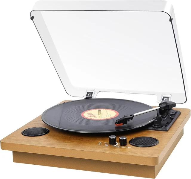 RECORD PLAYER, BLUETOOTH Portable Vinyl Turntable Digital Encoder £39. ...