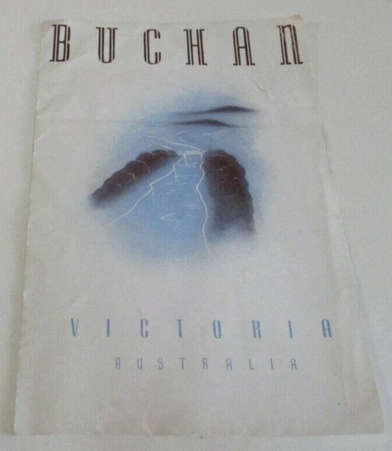 BUCHAN - LIMESTONE Caves - Vintage Brochure and Tourist Map - Victoria ...