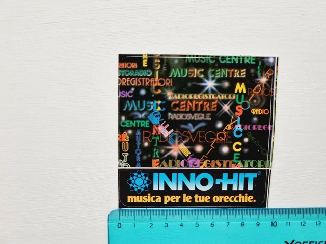 ADESIVO INNO HIT MUSICA ORECCHIE STICKER AUTOCOLLANT VINTAGE 80s ...
