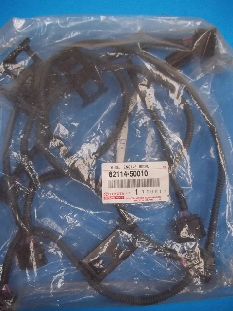 GENUINE LEXUS LS460 Front Bumper Engine Room Wire Harness 82114-50010 £ ...