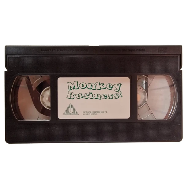 VINTAGE PG TIPS Monkey Business Vhs Cassette Movie £11.20 - PicClick UK