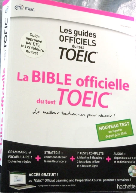 LA BIBLE® OFFICIELLE | TOEIC ® | ETS®2018 Test | ets GLOBAL.org® | 537 ...