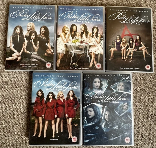PRETTY LITTLE LIARS Season 1-5 Dvd Box set Region 2 Warner Bros VGC EUR ...