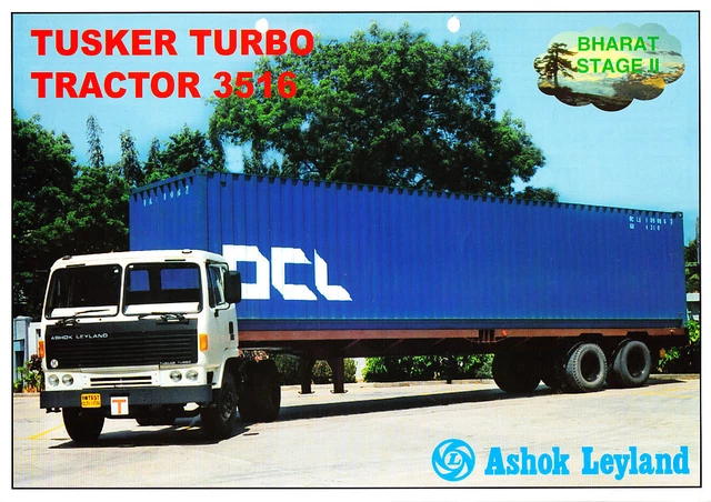 ASHOK LEYLAND TUSKER Turbo 3516 Truck Brochure, 2006 £4.99 - PicClick UK