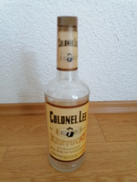 COLONEL LEE KENTUCKY Straight Bourbon Whiskey Old Empty Bottle ...