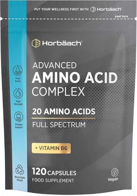 AMINO ACID SUPPLEMENT | Essential Complex | All BCAA & EAA Including ...