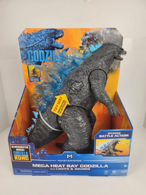 MONSTERVERSE GODZILLA VS Kong Mega Heat Ray Godzilla with Lights and ...