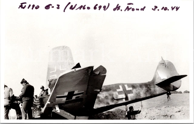 S746 FOTO WEHRMACHT Archiv Repro WL Flugzeug Fw190 G-3 St. Trond Belgien Truiden EUR 49,50 ...