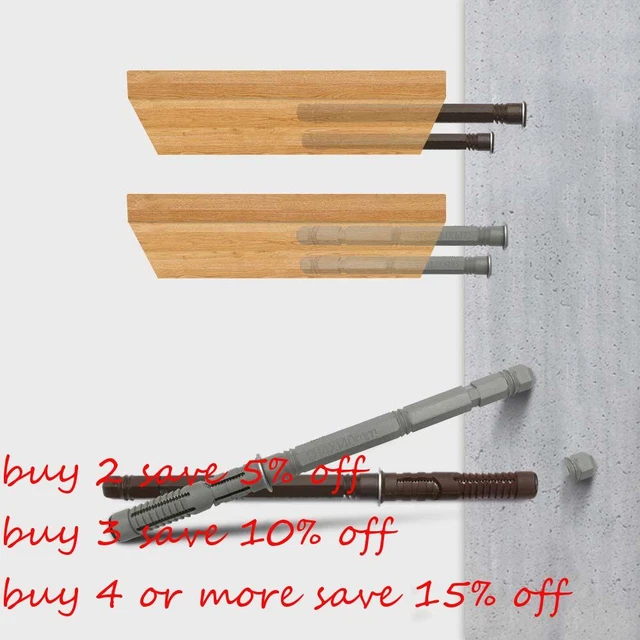 BRACKET CONCEALED CONCEALED Plank Support Floating Shelf Bracket Wall ...