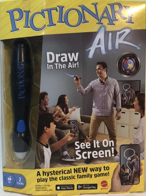 MATTEL PICTIONARY AIR Family Drawing Game Draw in the Air Watch it on ...
