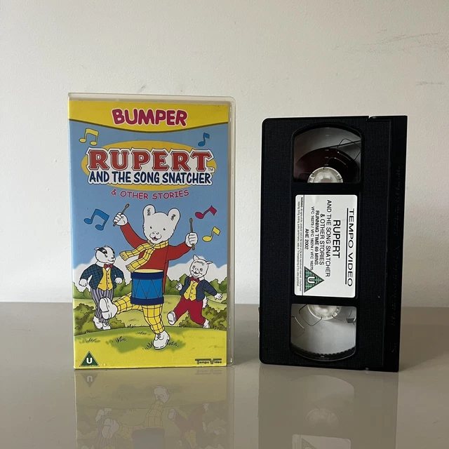 RUPERT AND THE Song Snatcher - Vhs Video - Rupert Bear / Childrens EUR ...