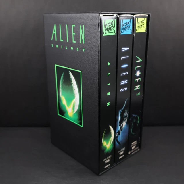 ALIEN TRILOGY VHS Box Set w/ Alien, Aliens, & Alien 3 (1993) £22.20 ...