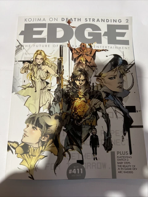 EDGE MAGAZINE JULY 2025 Kojima on Death Stranding 2 + Playtesting ...