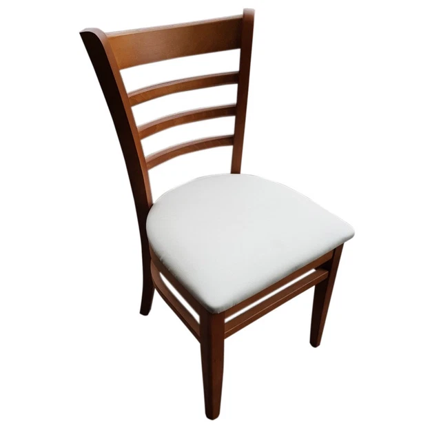 CHEAP JOB LOT 4 New Teak Dining Chairs Restaurant Pub Bar Bistro Cafe £ ...