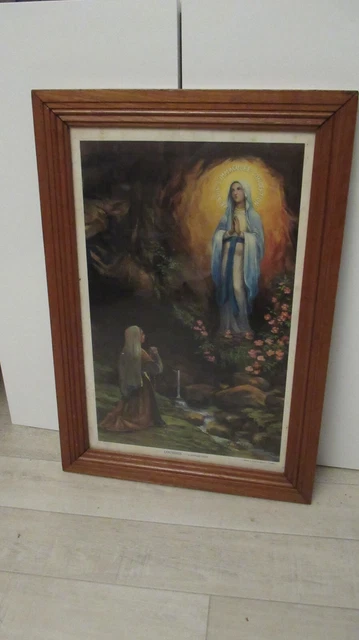TABLEAU RELIGIEUX DE la vierge Marie EUR 30,00 - PicClick FR